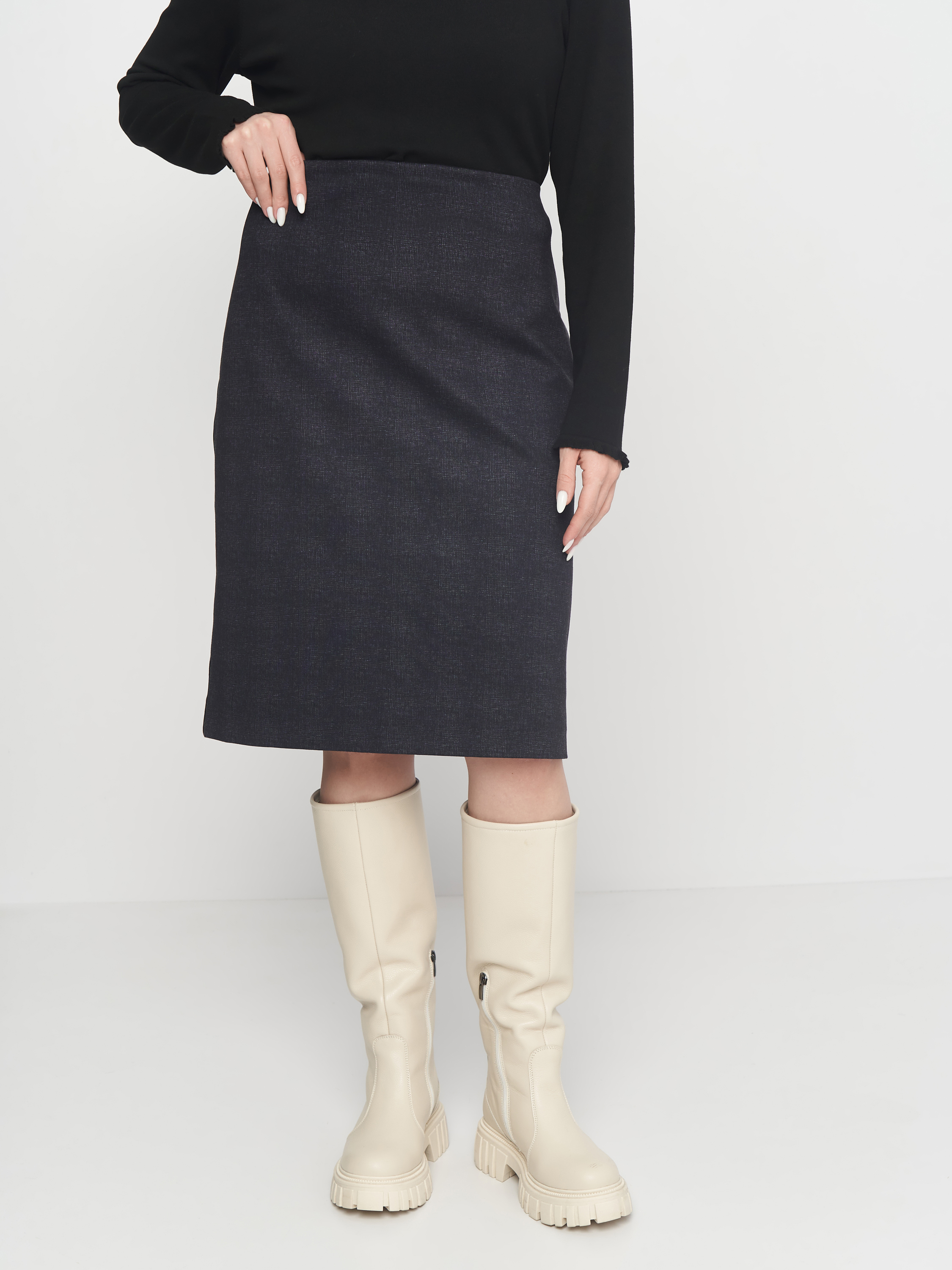 Юбка Comma 85.899.78.0882 46 Темно-серая (4053885650682) – в интернет ...