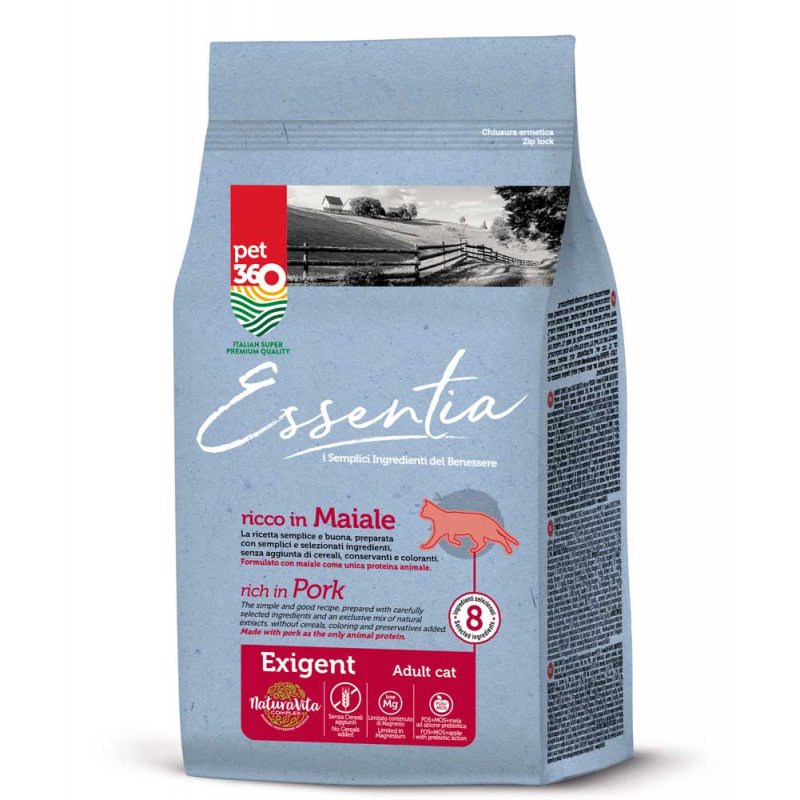 Беззерновой сухой корм Essentia Adult Pork Grain Free Exigent для ...