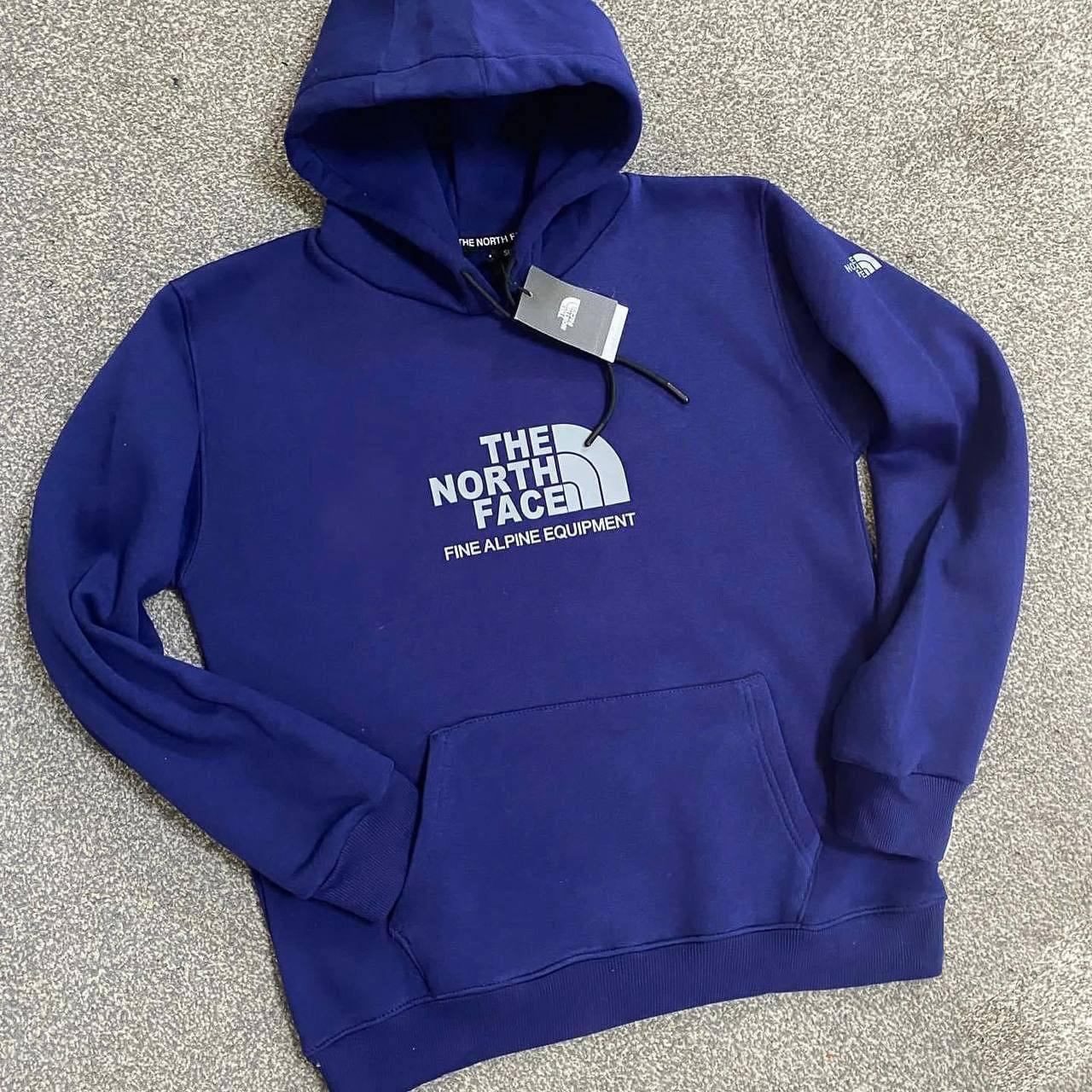 Спортивная кофта Худи с капюшоном The North Face Цвет синий размер ...