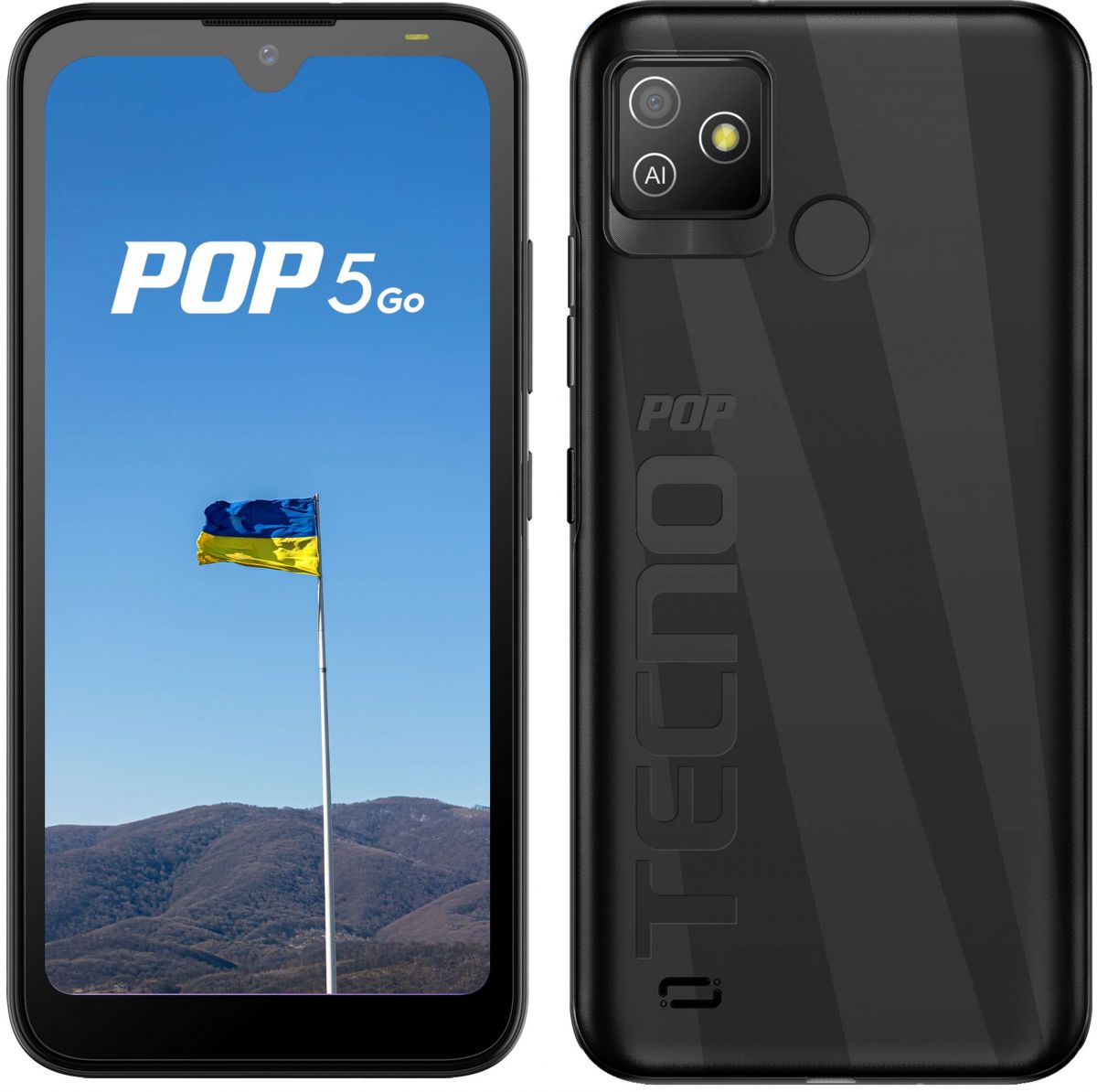 Смартфон TECNO POP 5 Go (BD1) 1/16Gb Dual SIM Aether Black – низкие ...