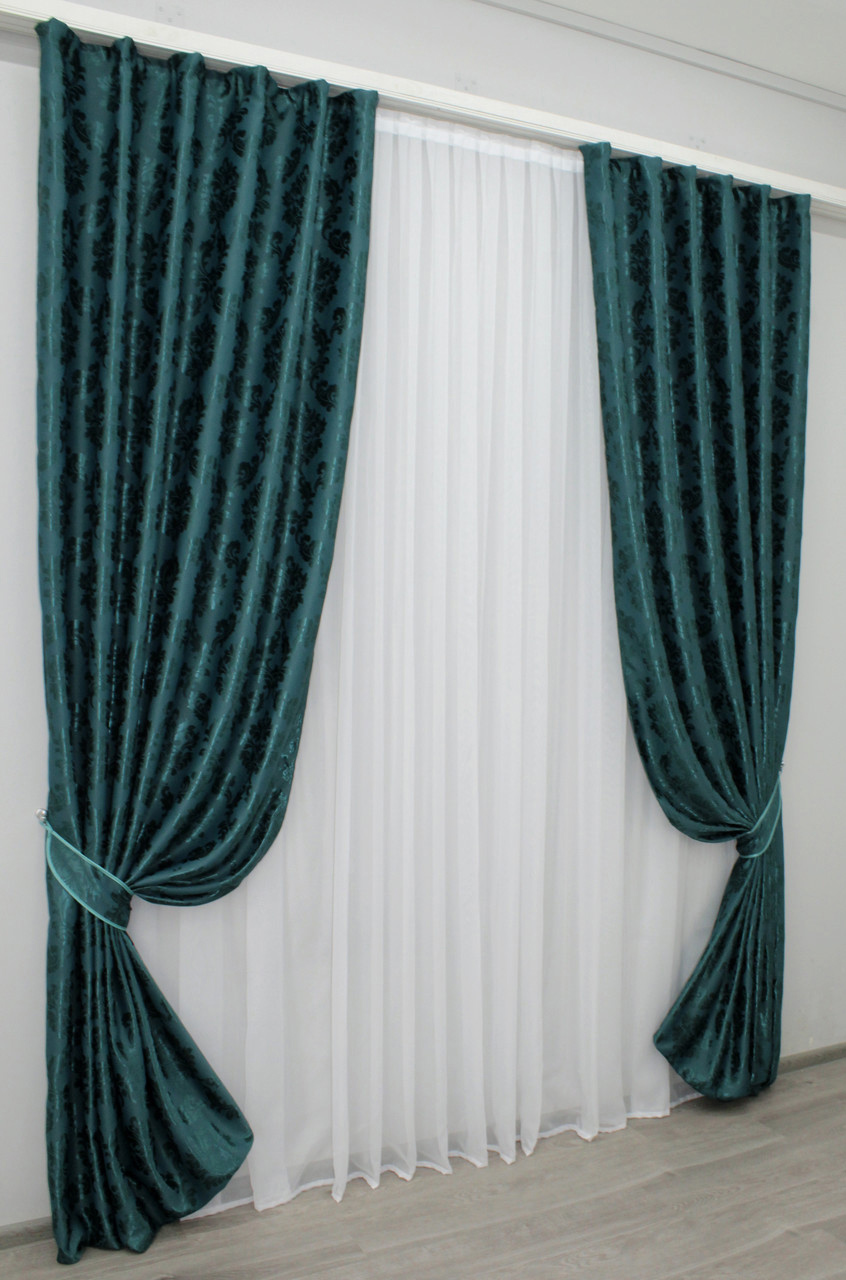 Комплект штор VR-Textil блэкаут см 2 штарагдовые 270х150 см 2 шт (30 ...
