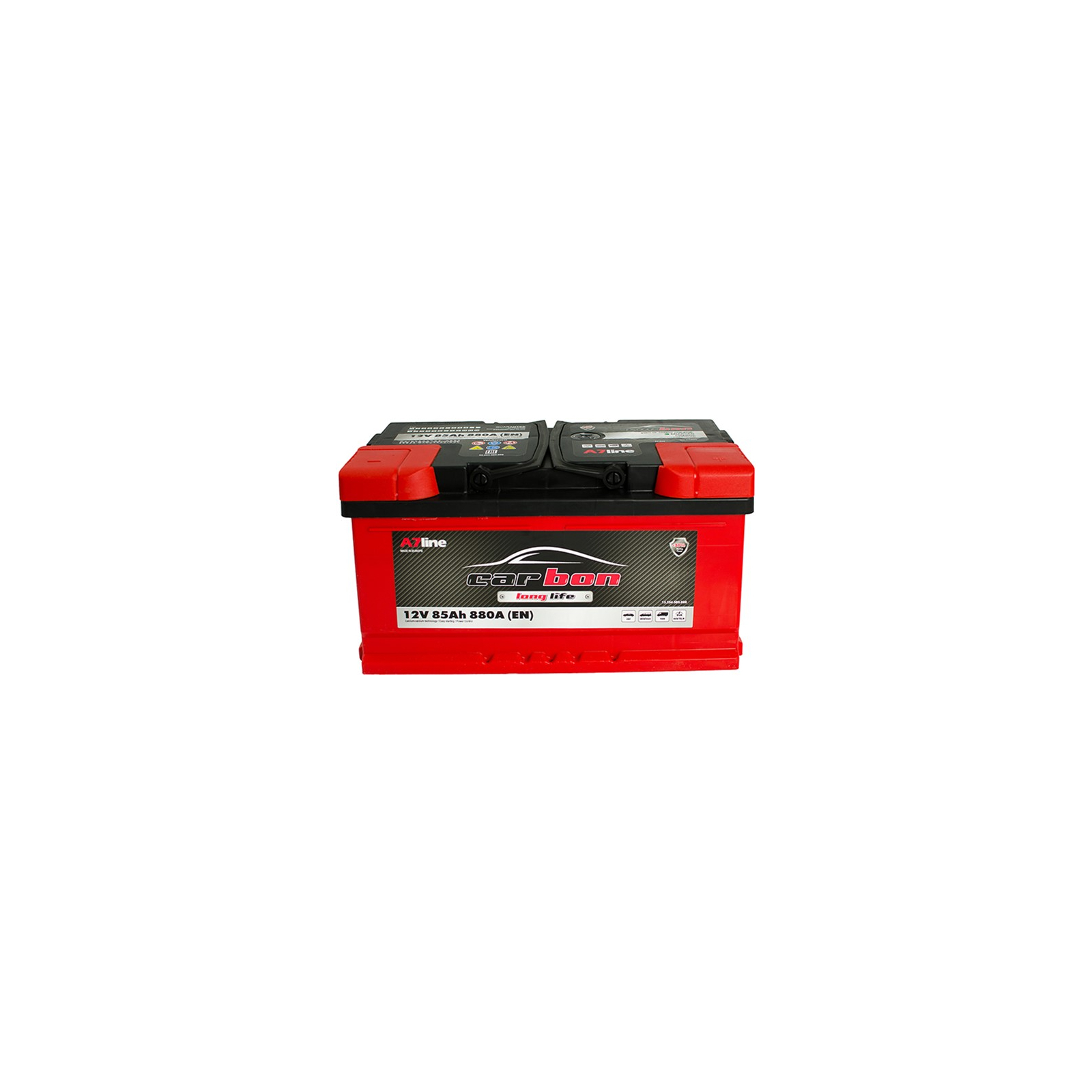 Автомобільний аккумулятор CARBON 85 Ah/12V низький Euro (CRB85-00L ...