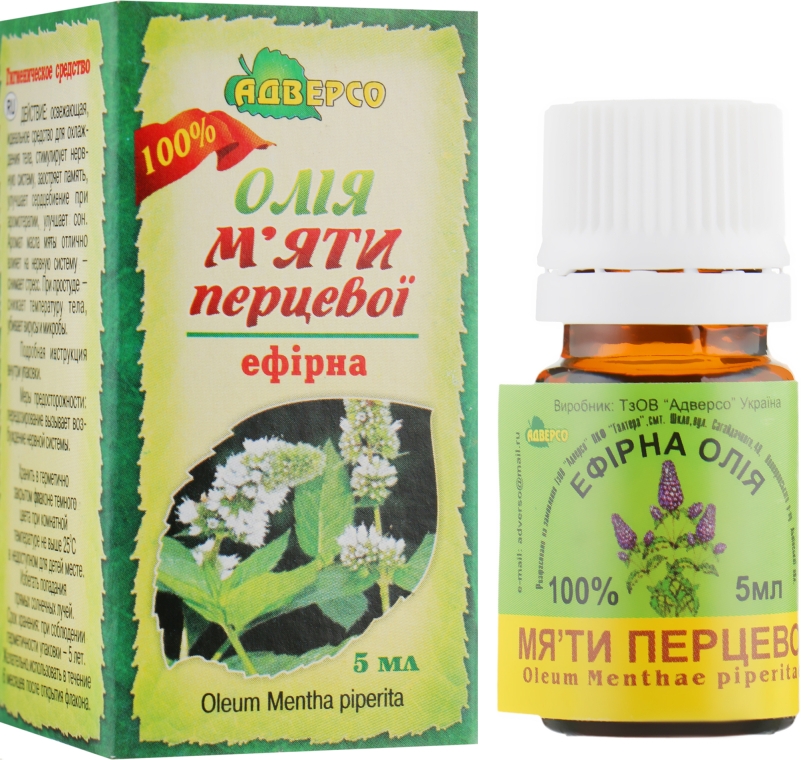 Эфирное масло "Мяты" - Адверсо 10ml (301703-28671) – низкие цены ...