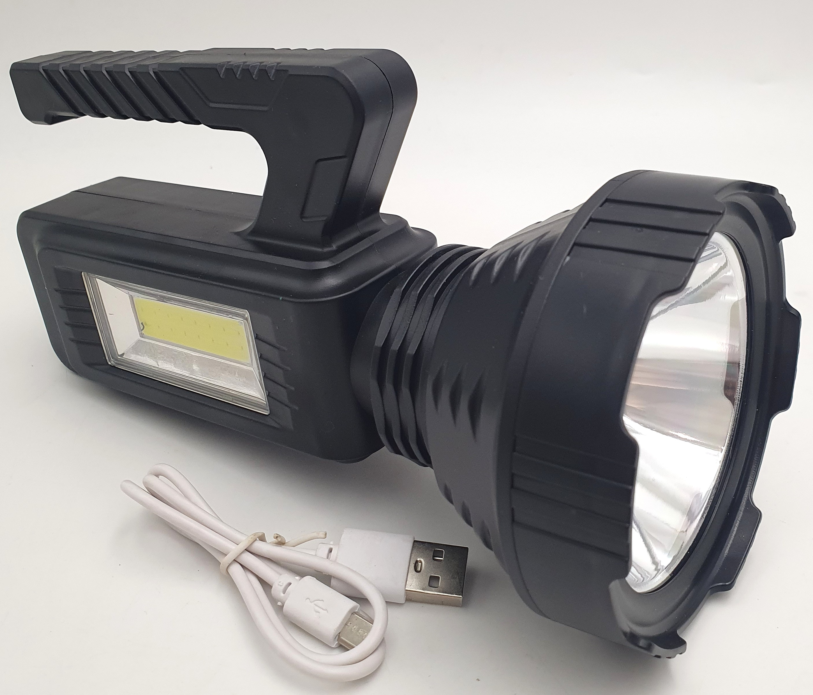 LED Фонарь прожектор аккумуляторный светодиодный с солнечной батареей и ...