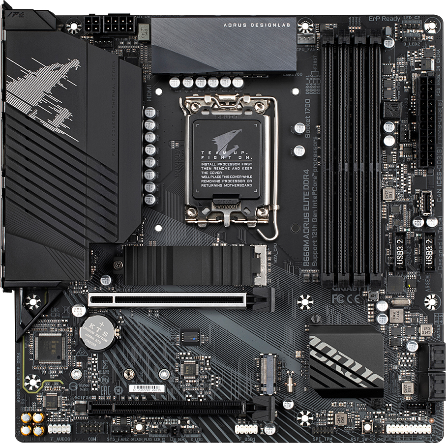 Материнская плата Gigabyte B660M Aorus Elite DDR4 (s1700, Intel B660 ...