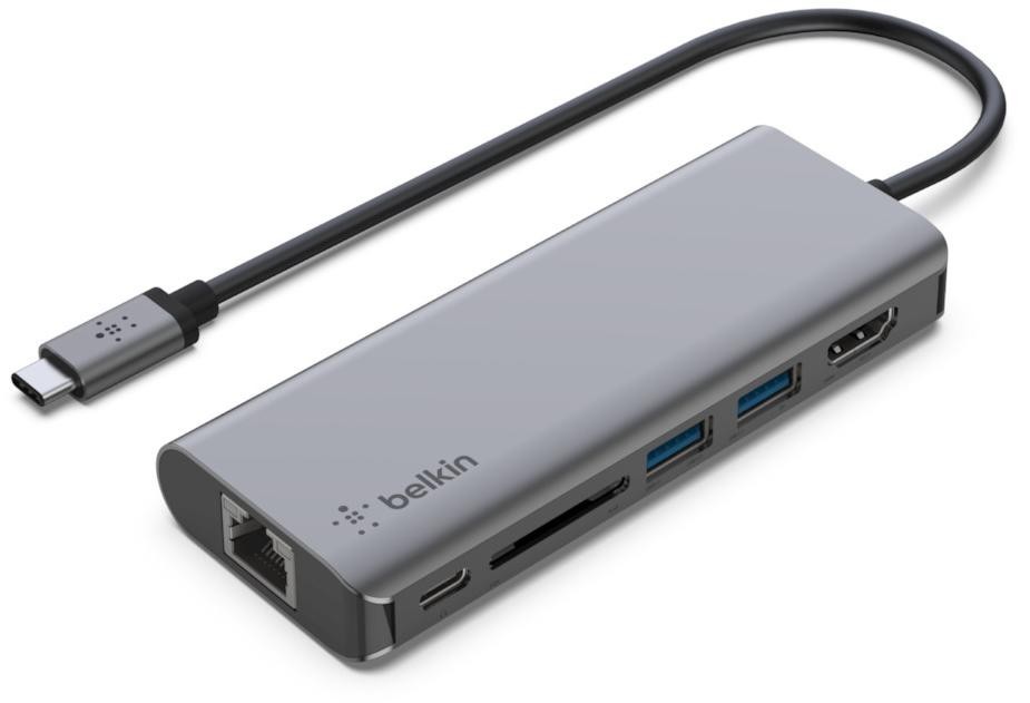 Мультипортовый адаптер Belkin USB-C 6-in-1 Multiport Adapter ...