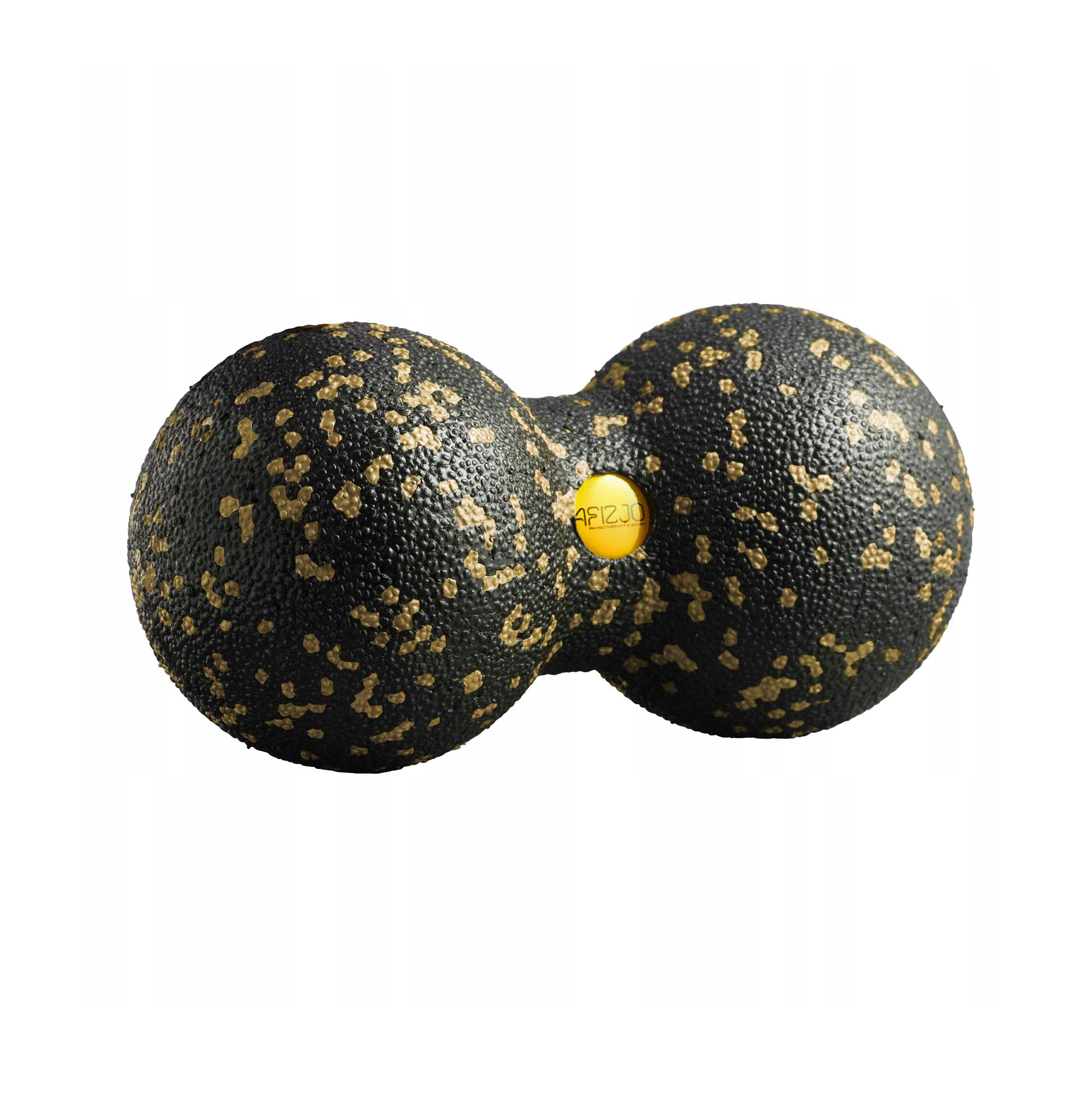 Массажный мяч двойной 4FIZJO EPP DuoBall 08 4FJ0357 Black/Gold – низкие ...