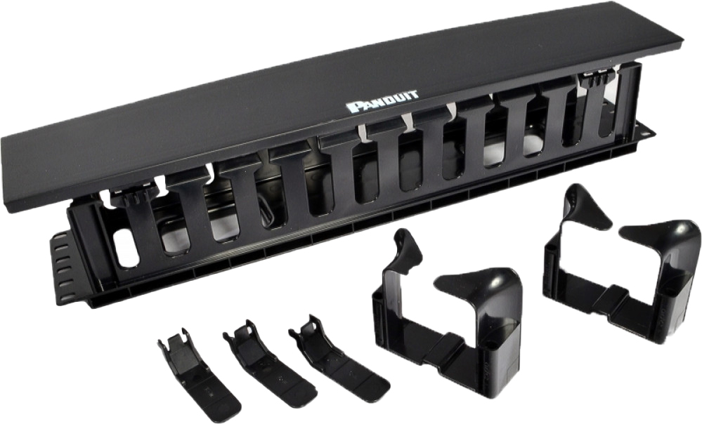Панель разводки кабелей Panduit односторонняя 2U (WMPHF2E) – фото ...