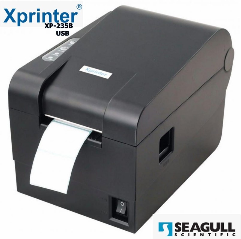 Принтер термоетикеток XPRINTER XP-235B, чорний, USB – фото, відгуки ...