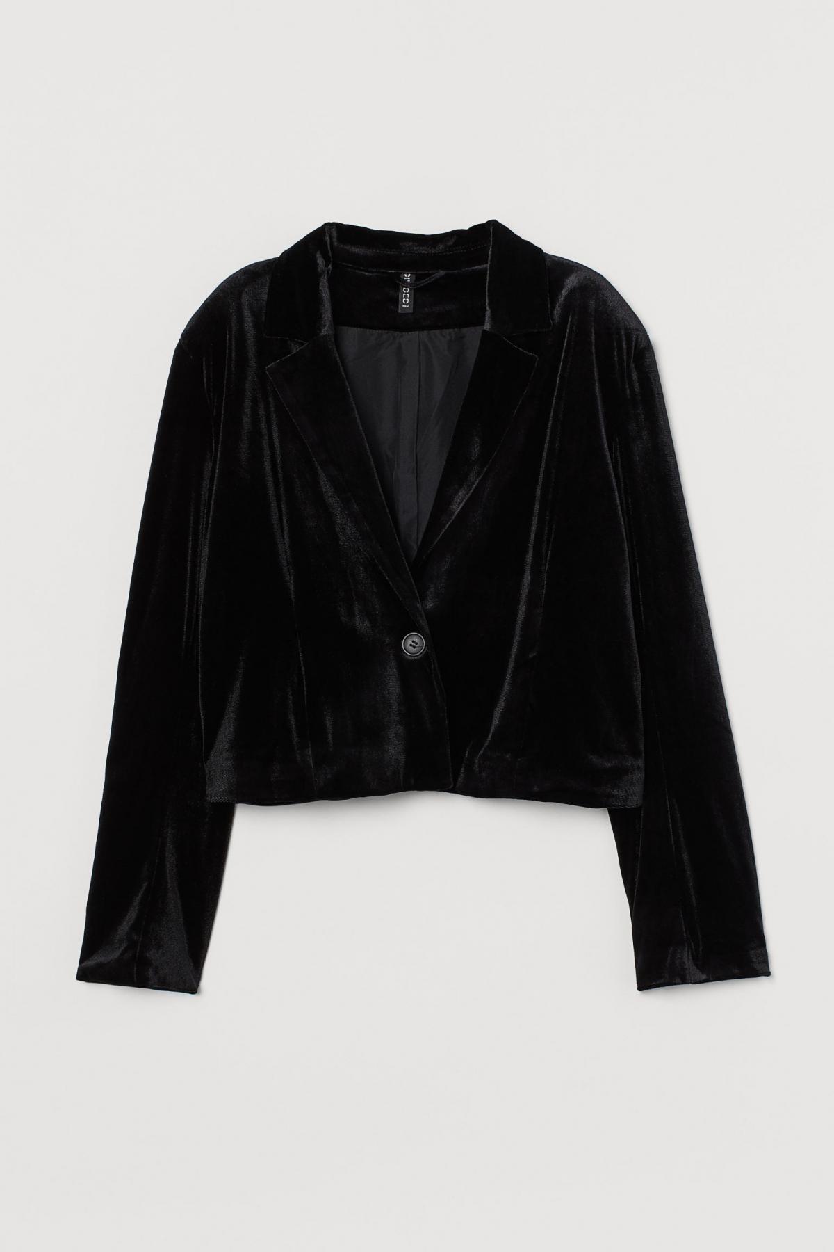 Короткая куртка H&M S Черная (0871004004) – низкие цены, кредит, оплата ...