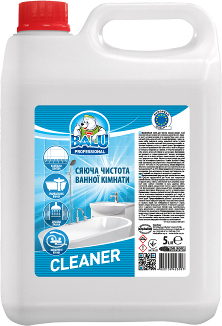 Профессиональное средство для мытья сантехники и керамики Balu Cleaner ...