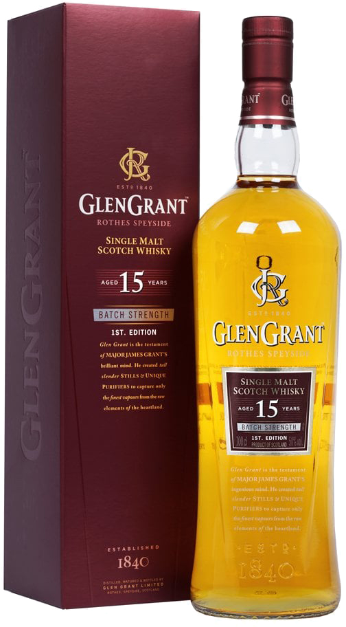 Віскі Glen Grant 15 років витримки 1 л 50% у подарунковій упаковці ...