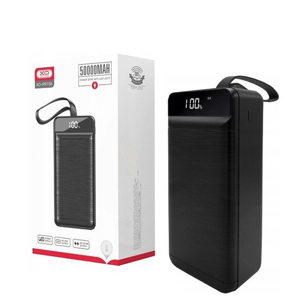 Портативная зарядка для телефона Power bank XO PR158 50000 mAh 22,5W ...