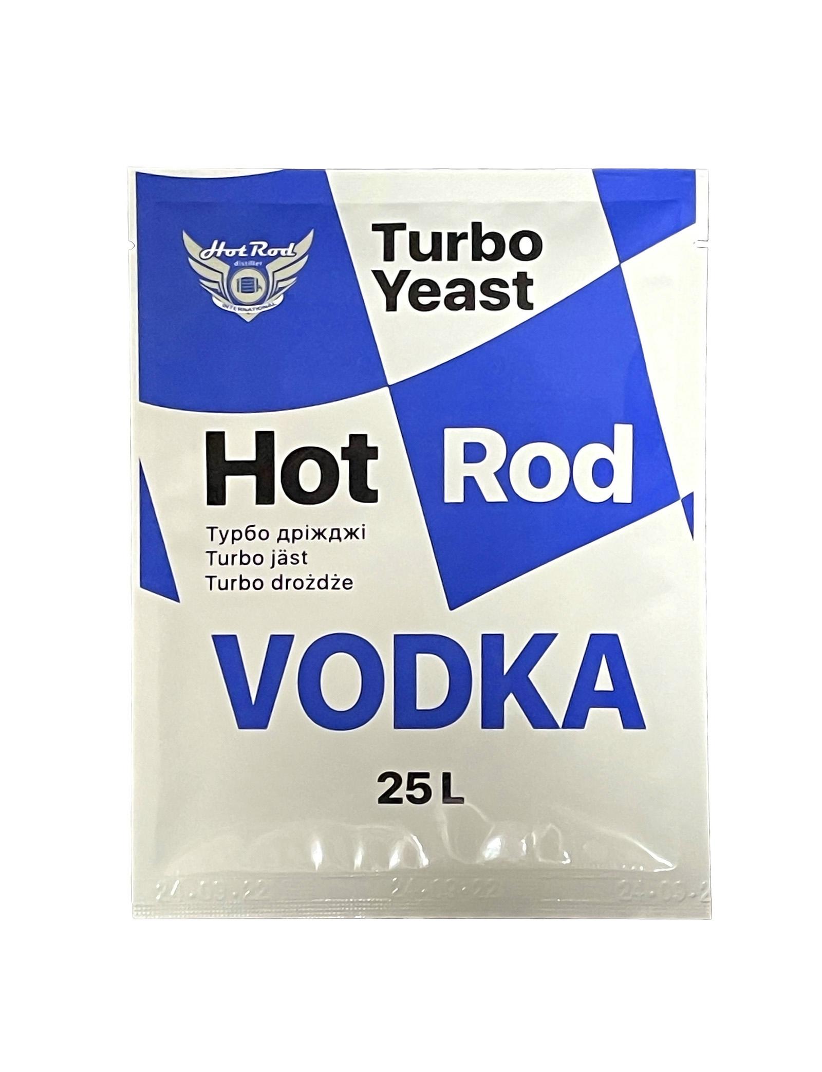 Спиртові турбо дріжджі Hot Rod Vodka на 25 л (66 г) – низькі ціни ...
