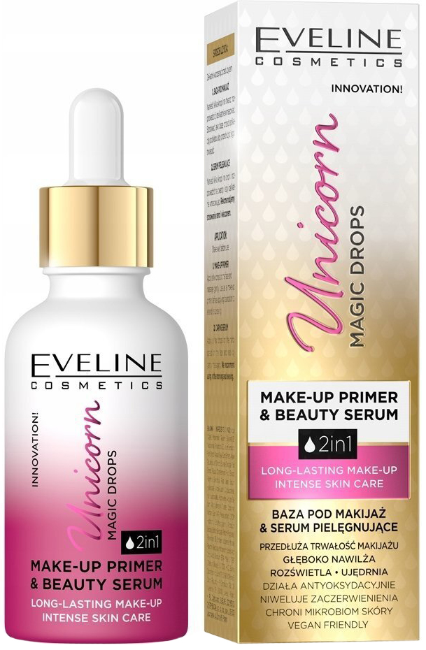 Сыворотка-праймер Eveline Cosmetics 2в1 Unicorn Magic Drops 30 мл ...