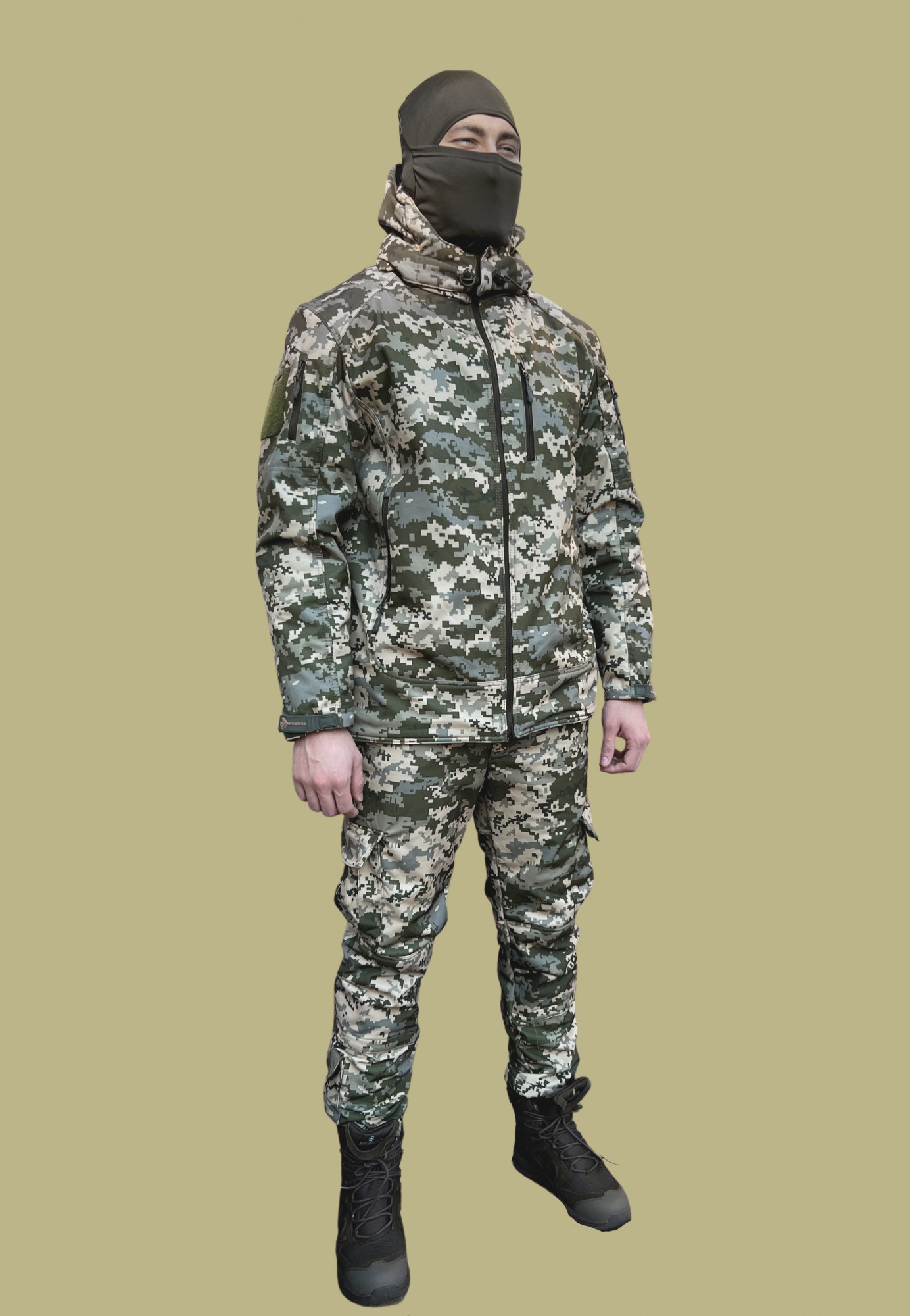 Зимняя военная форма Soft Shell Пиксель размер XL – фото, отзывы ...