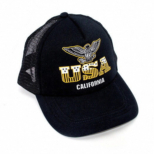 Кепка Тракер USA California M,55-60 черная от продавца: Sportsteel – в ...