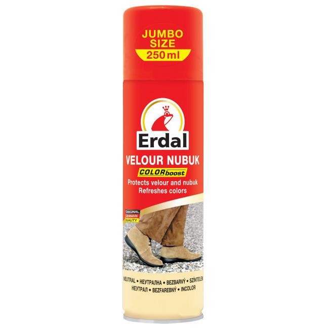 Спрей для ухода за замшей 250 мл бесцветный Velour Nubuk Erdal ...