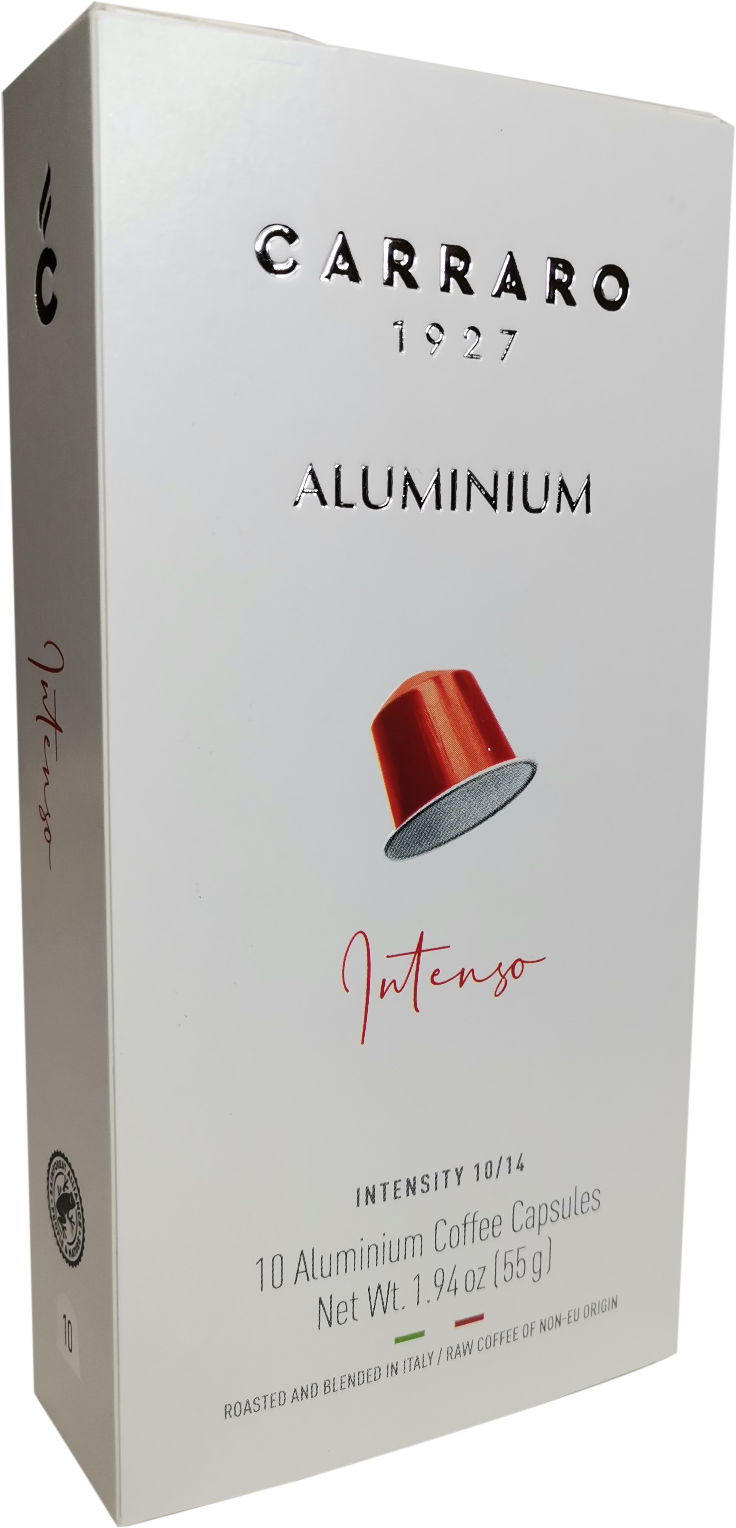 Купити Кава Carraro Intenso Aluminium формат Nespresso в капсулах 5.5 г ...