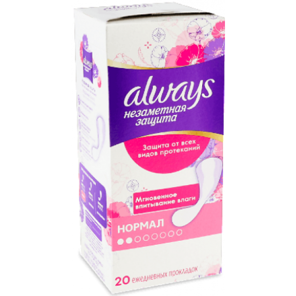 ROZETKA | Щоденні прокладки Always Normal Непомітний захист 2 краплі ...
