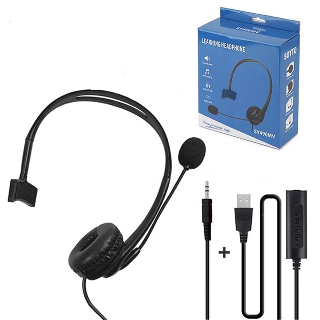 Гарнітура для колл центра SY490MV Single Навушник з мікрофоном ...