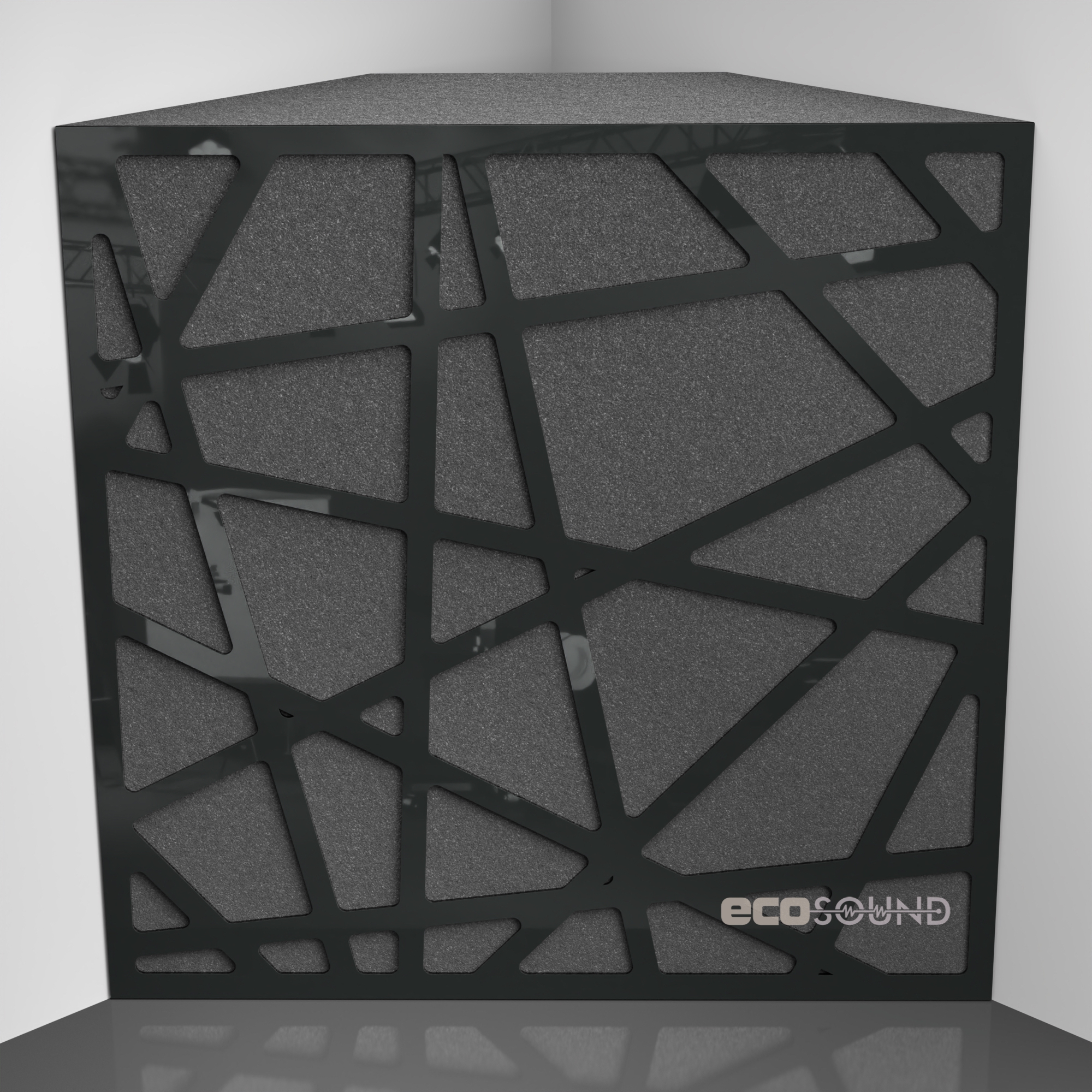 Бас ловушка Ecosound EcoArt XL Plastic Black 150 50х50 см Черный пластик – фото, отзывы ...