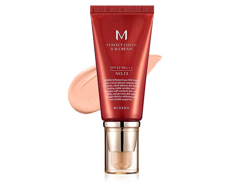 Увлажняющий BB-крем с гиалуроновой кислотой из SPF 42 Missha Perfect ...