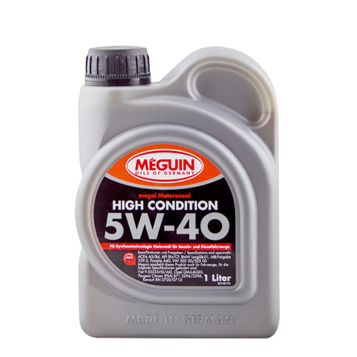 Моторное масло Meguin High Condition 5W-40 1л 3199 – низкие цены ...