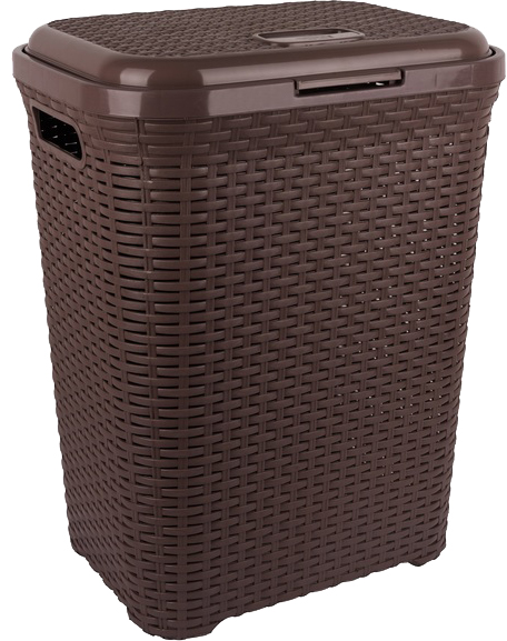 Кошик для білизни Violet House з кришкою 55 л 0726 Роттанг Latte с к 55 л в інтернет