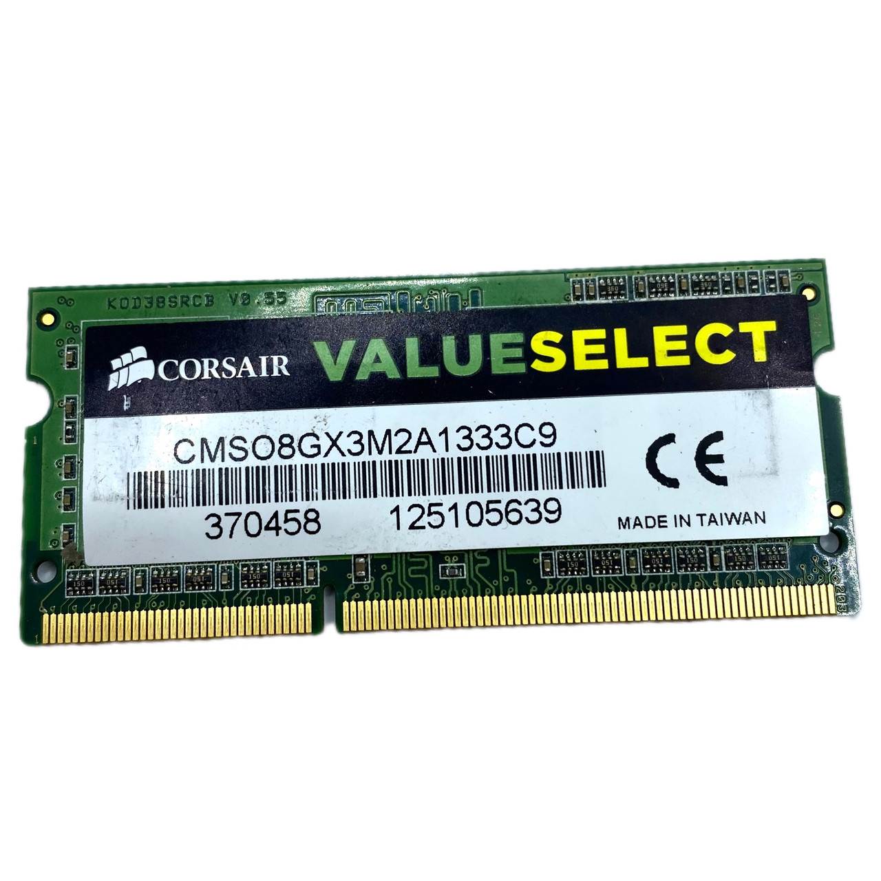 Оперативна память для ноутбука Corsair Ddr3 8gb 1333 Mhz Sodimm