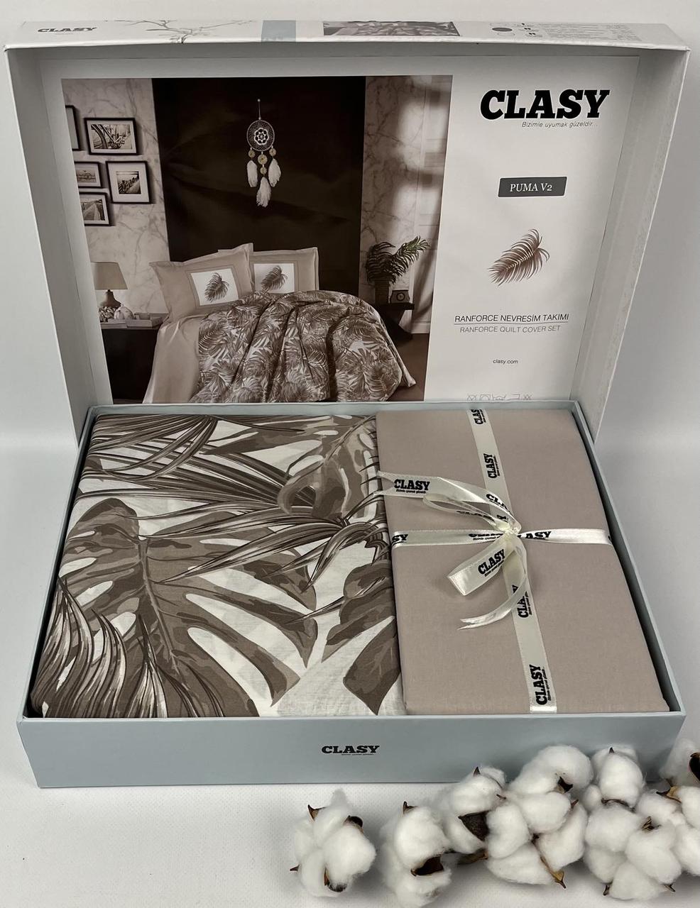 Постельное белье CLASY ранфорс 200x220 см Puma V2 Kahve – низкие цены ...