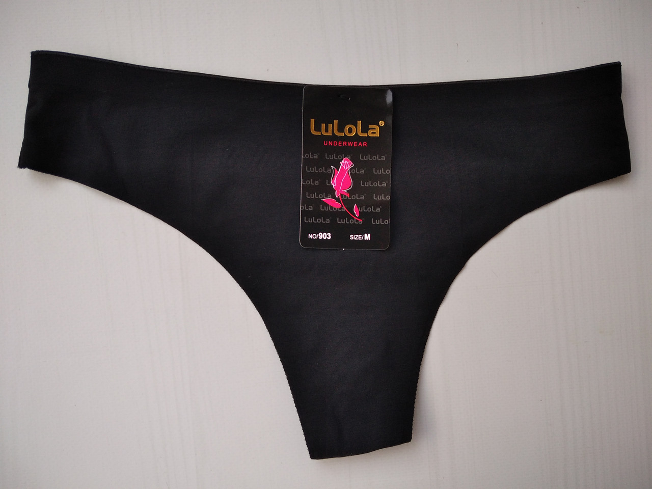 Трусики стринги Lulola черный M 44\46 903 – низкие цены, кредит, оплата частями в интернет ...