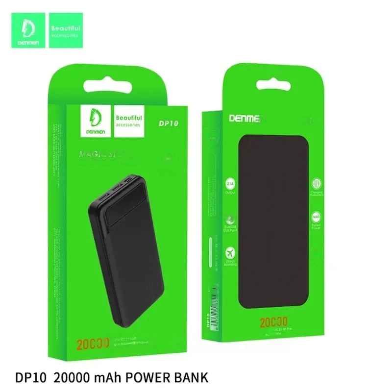 Power Bank Denmen DP10 20000 mAh Чорний – низкие цены, кредит, оплата частями в интернет ...