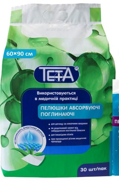 Пеленки гигиенические одноразовые Тета 60х90см 30 шт – низкие цены ...