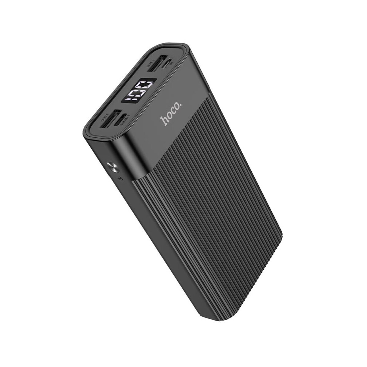 Зовнішній акумулятор HOCO J85 Wellspring digital display power bank 20000mAh Black – фото ...