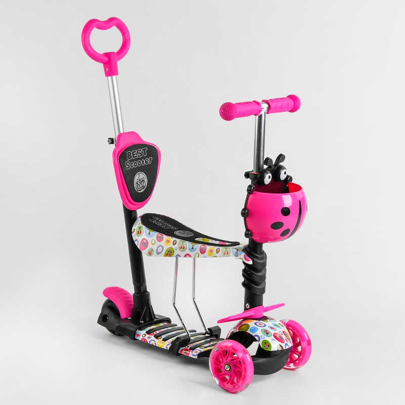 Самокат 5в1 15800 (1) Best Scooter, АБСТРАКЦІЯ, PU колеса ...