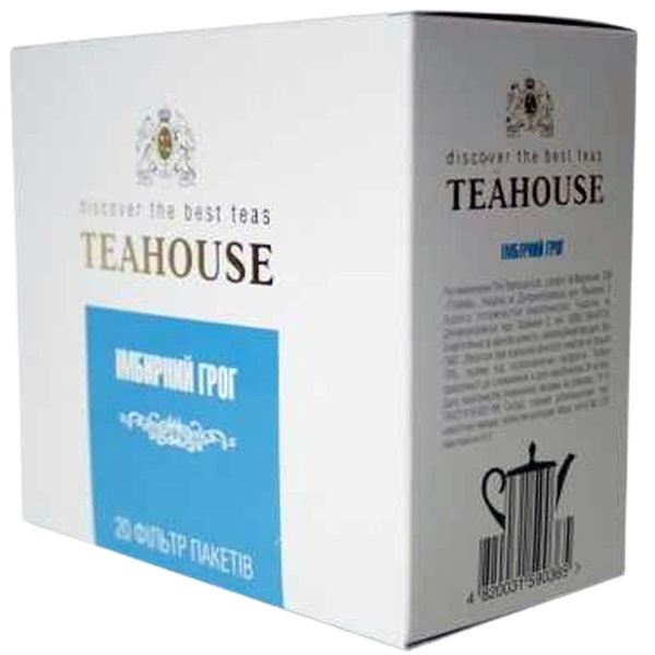 Чай пакетированный, ТМ "Teahouse" Имбирный грог, 20х4 г (Grand packs ...