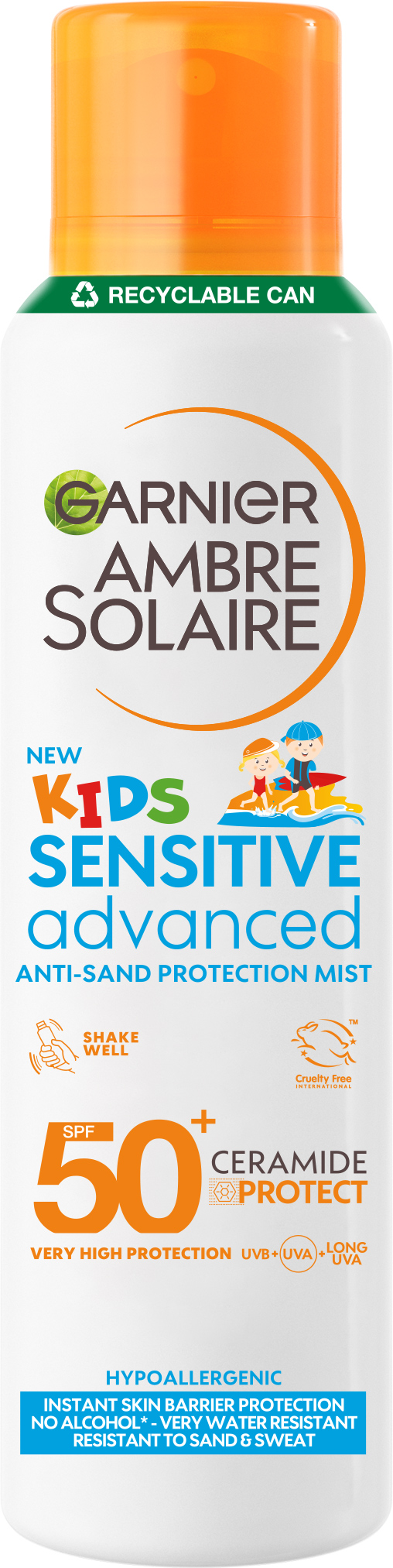 Сонцезахисний спрей-міст для дітей Garnier Ambre Solaire Kids SPF 50 ...