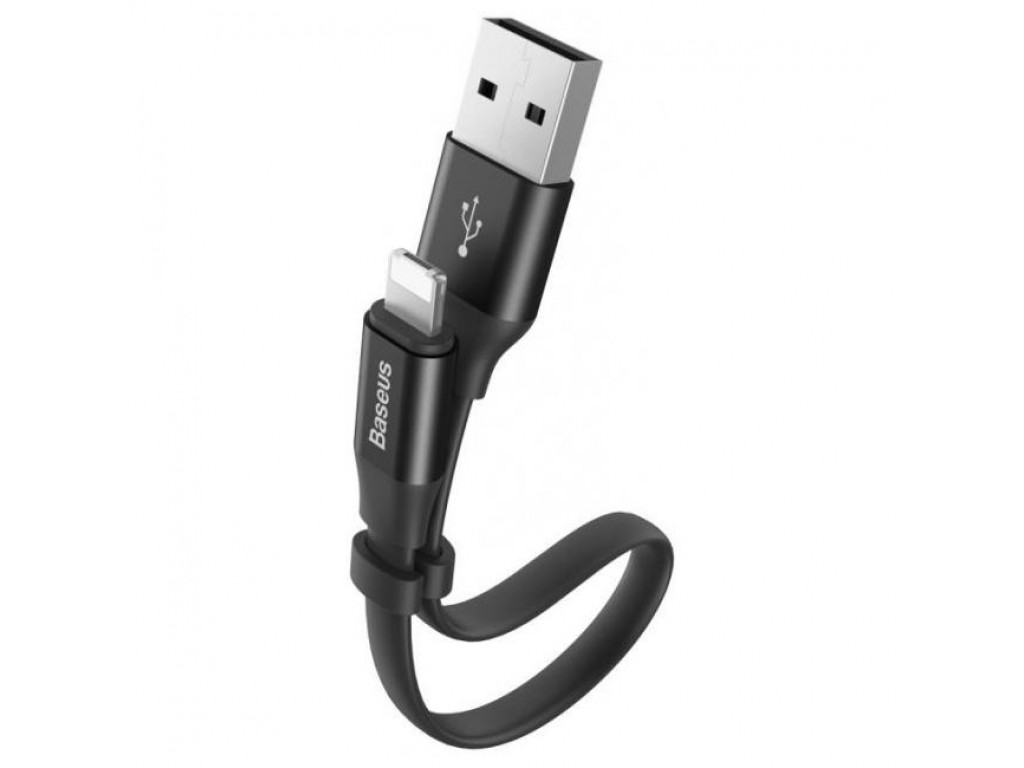 Кабель Baseus Nimble Portable Cable For Apple 23CM Black (CALMBJ-B01 ...