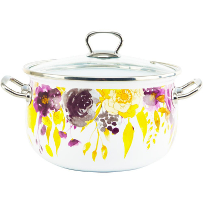 Кастрюля Gusto Акварель Premium 16 см 2,1 л GT-T-216-W (96322) – низкие ...
