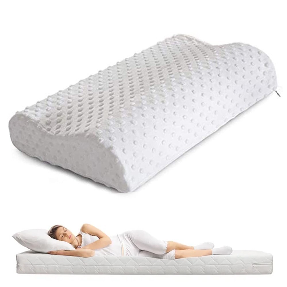 Подушка лортопедична для здорового сну memory latex pillow м'яка з ...
