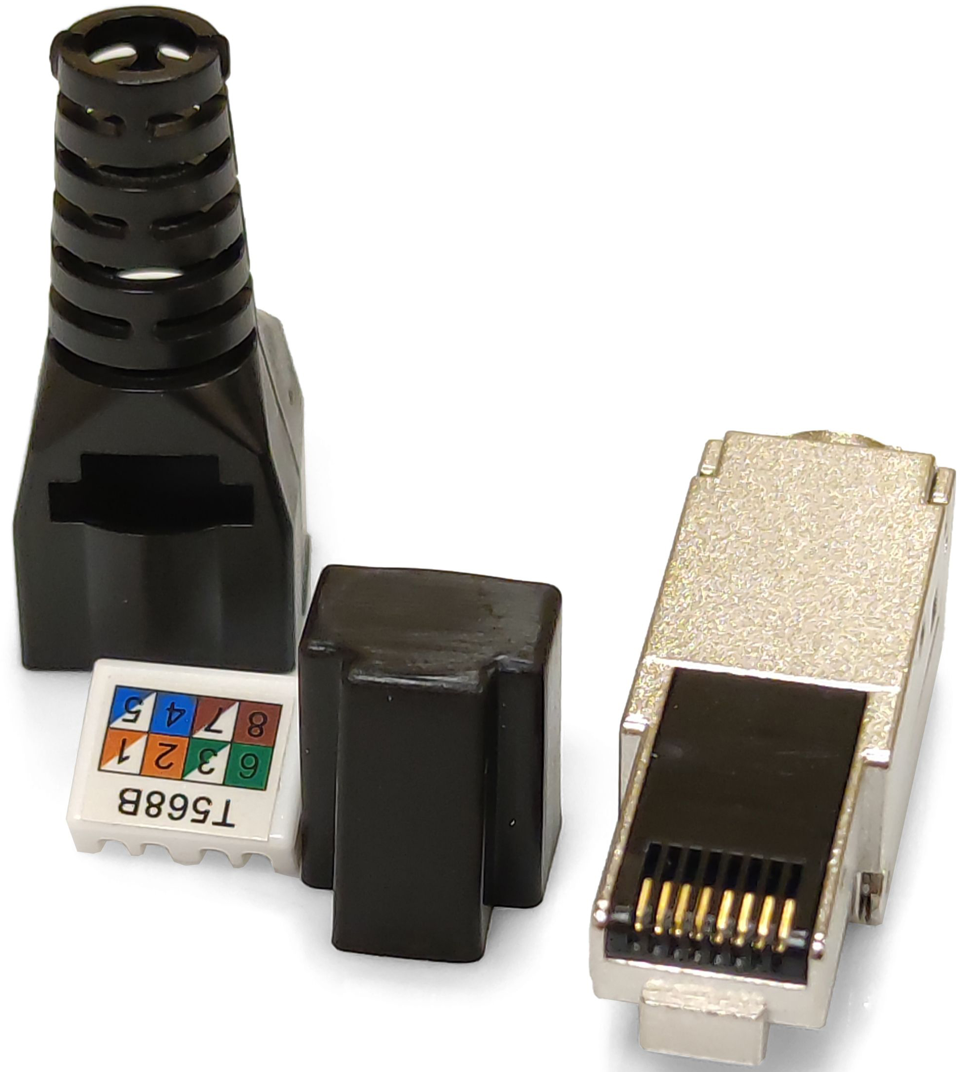 Конектор Kingda RJ45 STP кат. 6 A екранований безінструментальний (KD ...