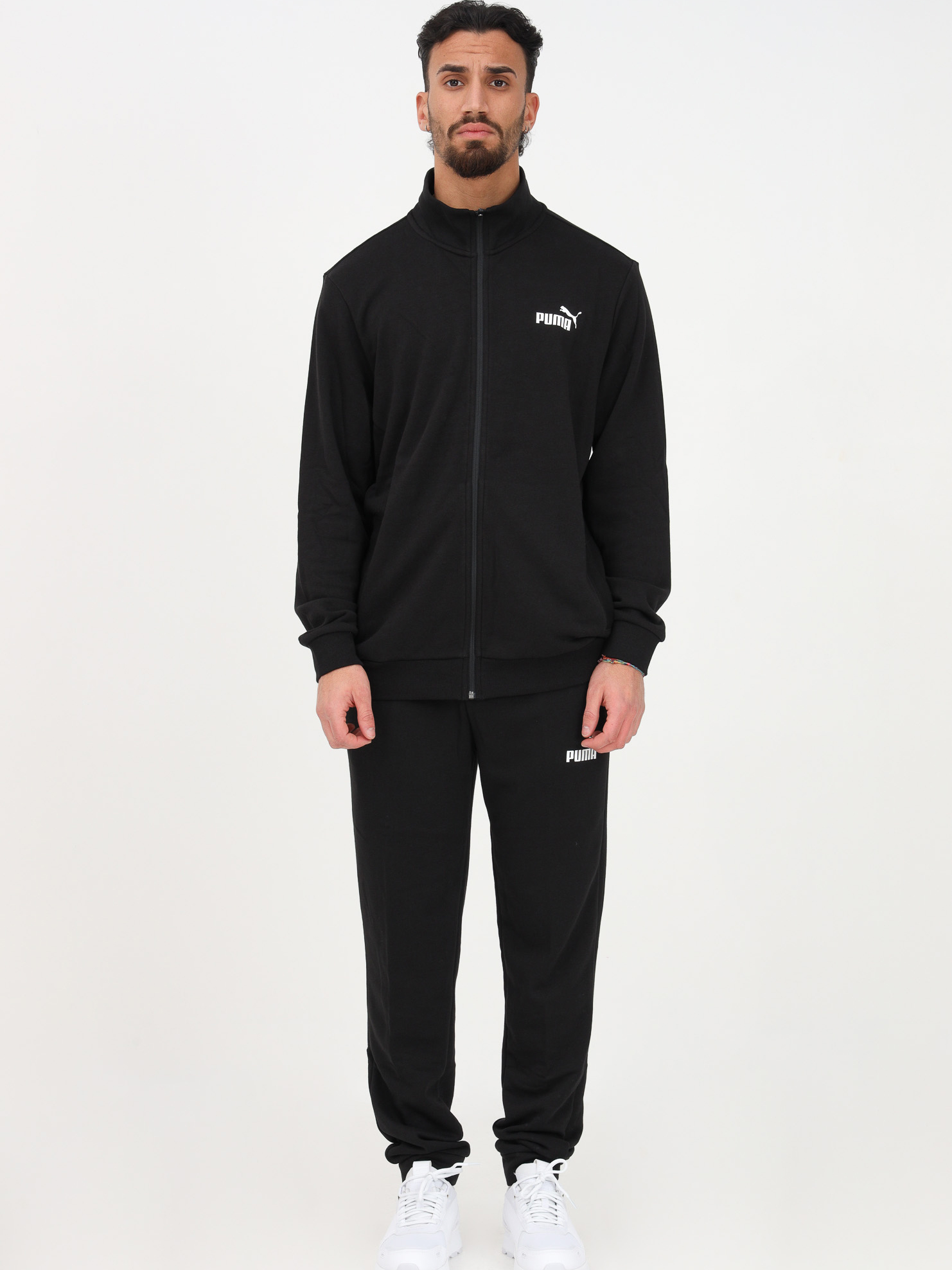 Спортивный костюм Puma Clean Sweat Suit 58584001 L Black (4063697383128 ...
