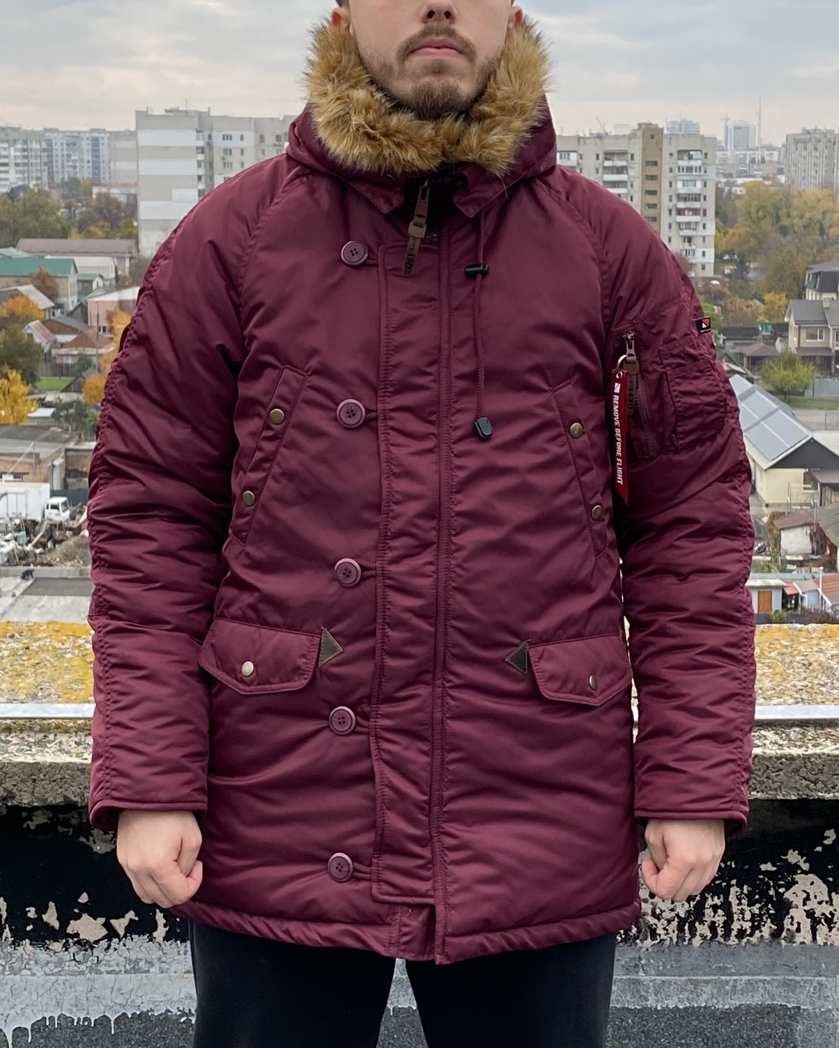 Аляска N-3B Classic бордова 3XL – низкие цены, кредит, оплата частями в интернет-магазине ...