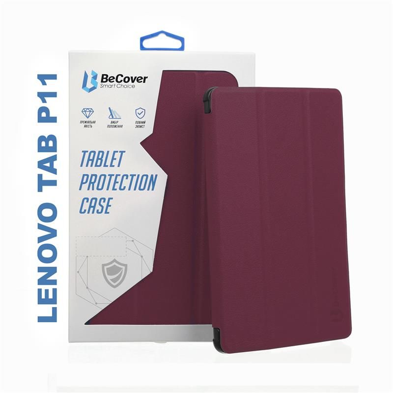 Чохол-книжка BeCover Smart Case для Lenovo Tab P11/Tab P11 Plus Red ...