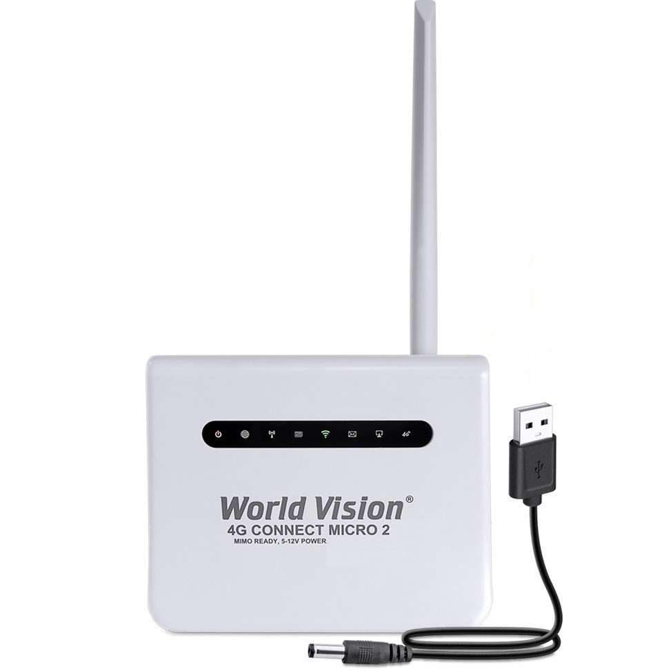 4G WiFi роутер со встроенным модемом Поддержкой MIMO World Vision 4G ...