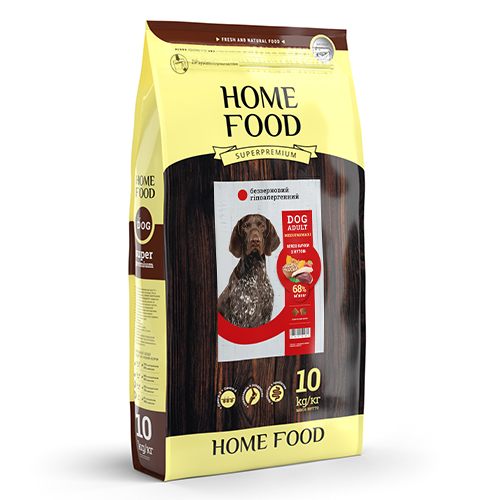 Корм Home Food «Мясо утки с нутом» сухой гипоаллергенный для взрослых ...