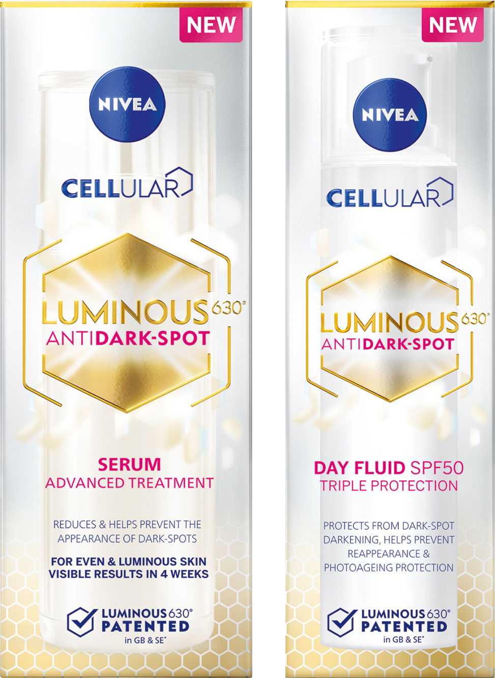 Набор NIVEA Luminous 630 Против пигментации Дневной флюид для лица ...