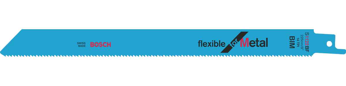 Пильное полотно для сабельной пилы по металлу Bosch S 1122 BF Flexible ...