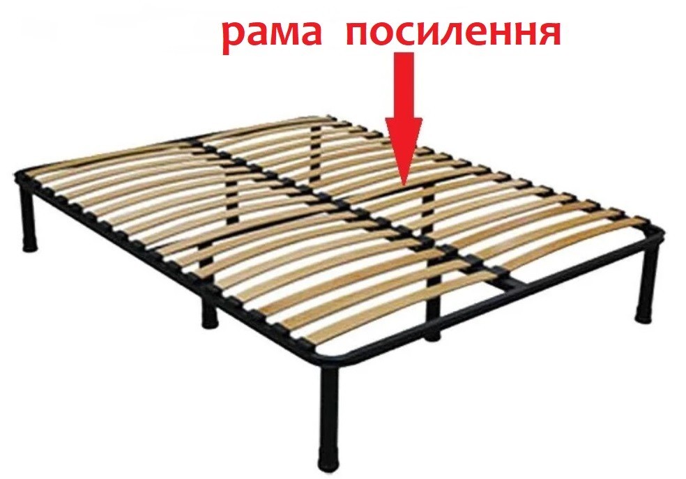 Каркас кровати усиленный с 8 ножками 120х190 30х30 Х – фото, отзывы ...